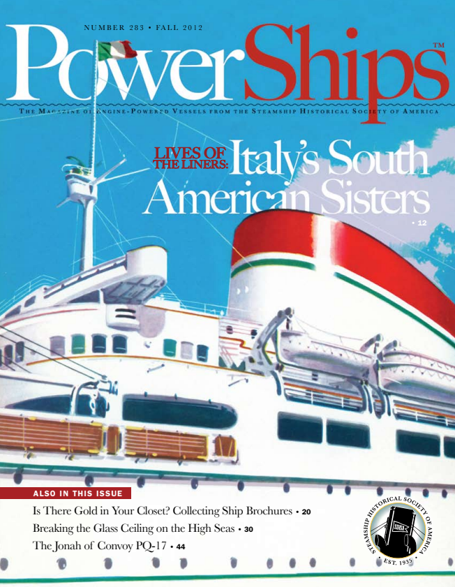 PowerShips #283 - Fall 2012 (REPRINT) - Steamship Historical Society