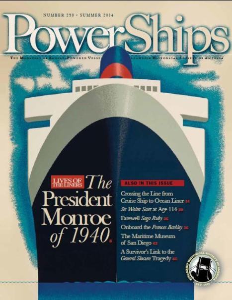 PowerShips #290 - Summer 2014 (REPRINT) - Steamship Historical Society